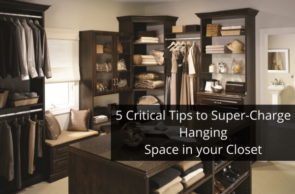 5 Tips for Hanging Space in a Columbus Custom Closet